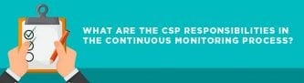 FedRAMP Continuous Monitoring: Responsibilities of CSP & 3PAOs