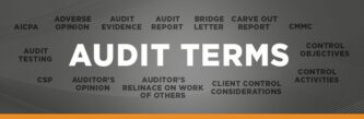Audit Terms: A Glossary of Auditing Terms & Definitions